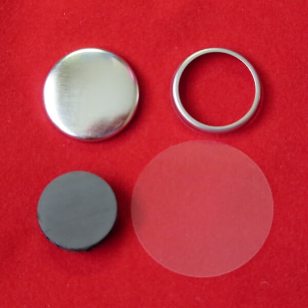 1000 pcs 1” 1 inch Complete Magnet Buttons for Tecre Button Maker ...
