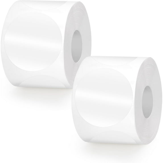 1000 pcs 1.5 inch Round Clear Transparent Waterproof Stickers, Self ...