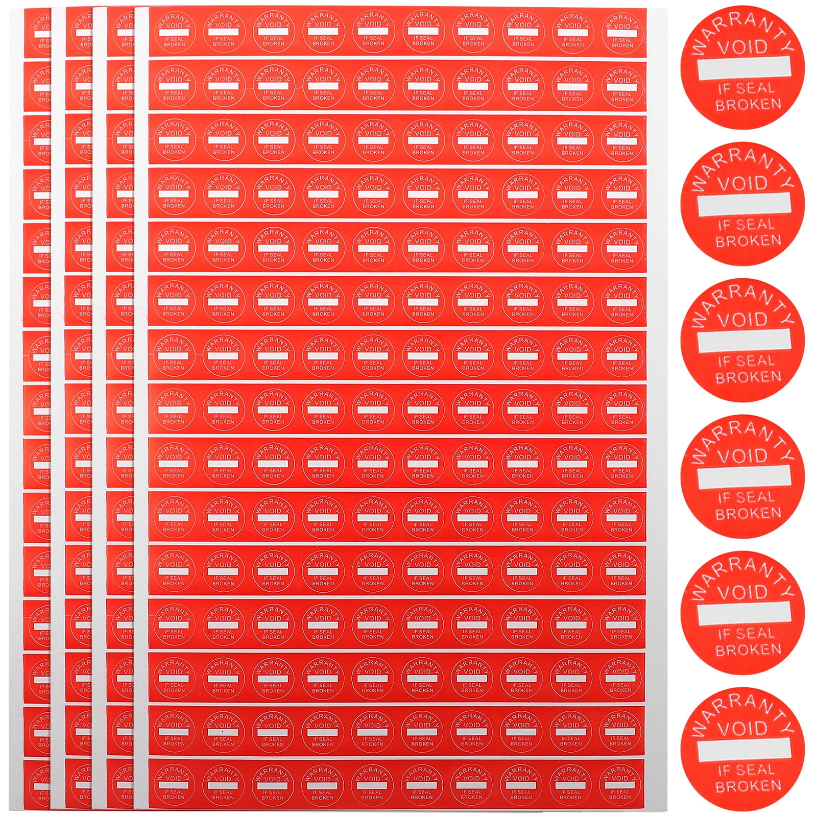 OUNONA Back to School Anti Tear Label Sticker White Paper 1000Set 0 ...