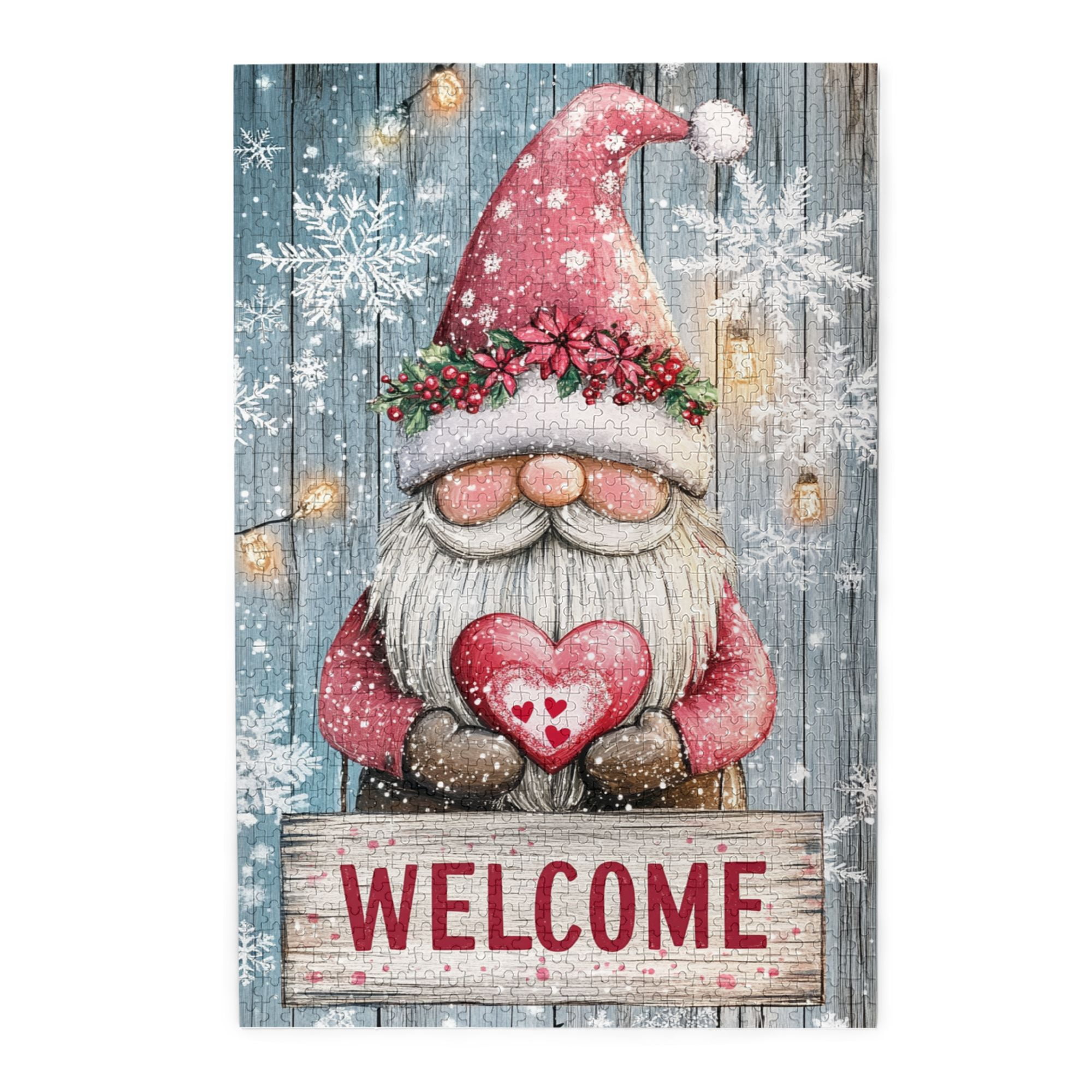 1000 pcs Chic dwarf & Hearts Welcome Slogan puzzles for adults 1000 ...
