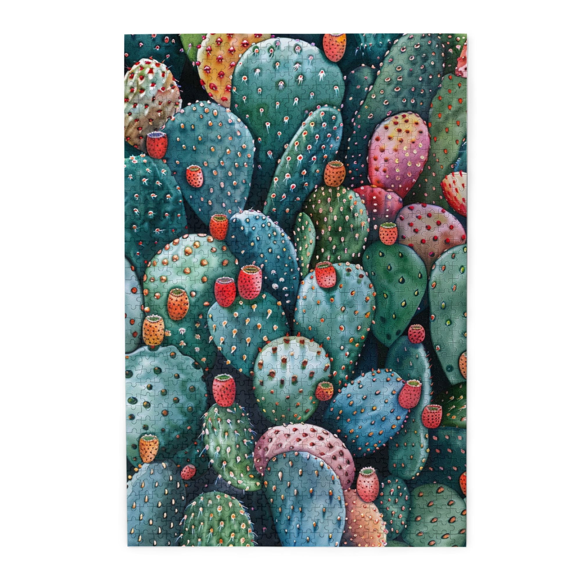1000 pcs Enchanting Cactus Garden Wooden Puzzles 1000 Piece,Unique ...