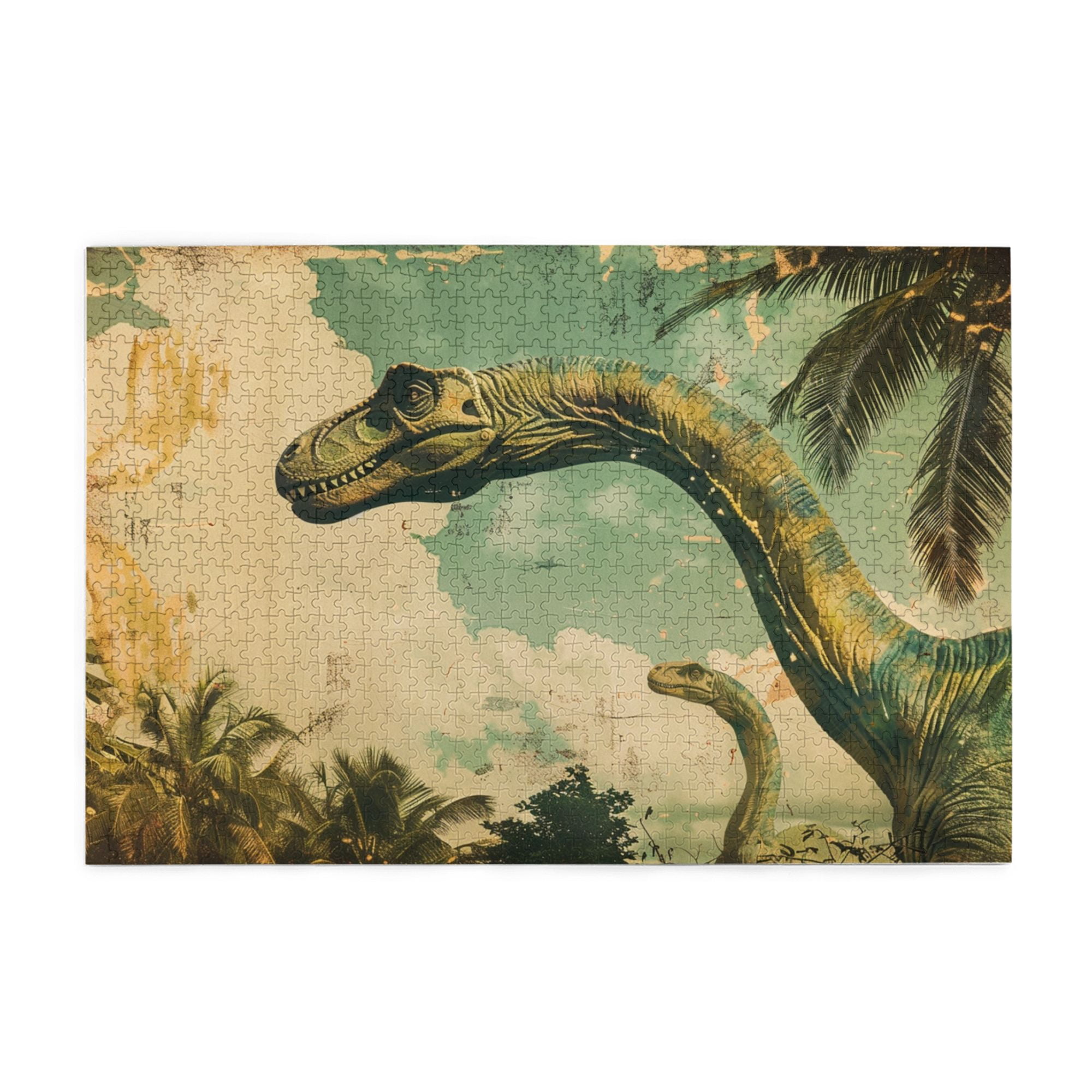 1000 pcs Jurassic Period Dinosaur 1000 Piece Puzzle For Adults ...