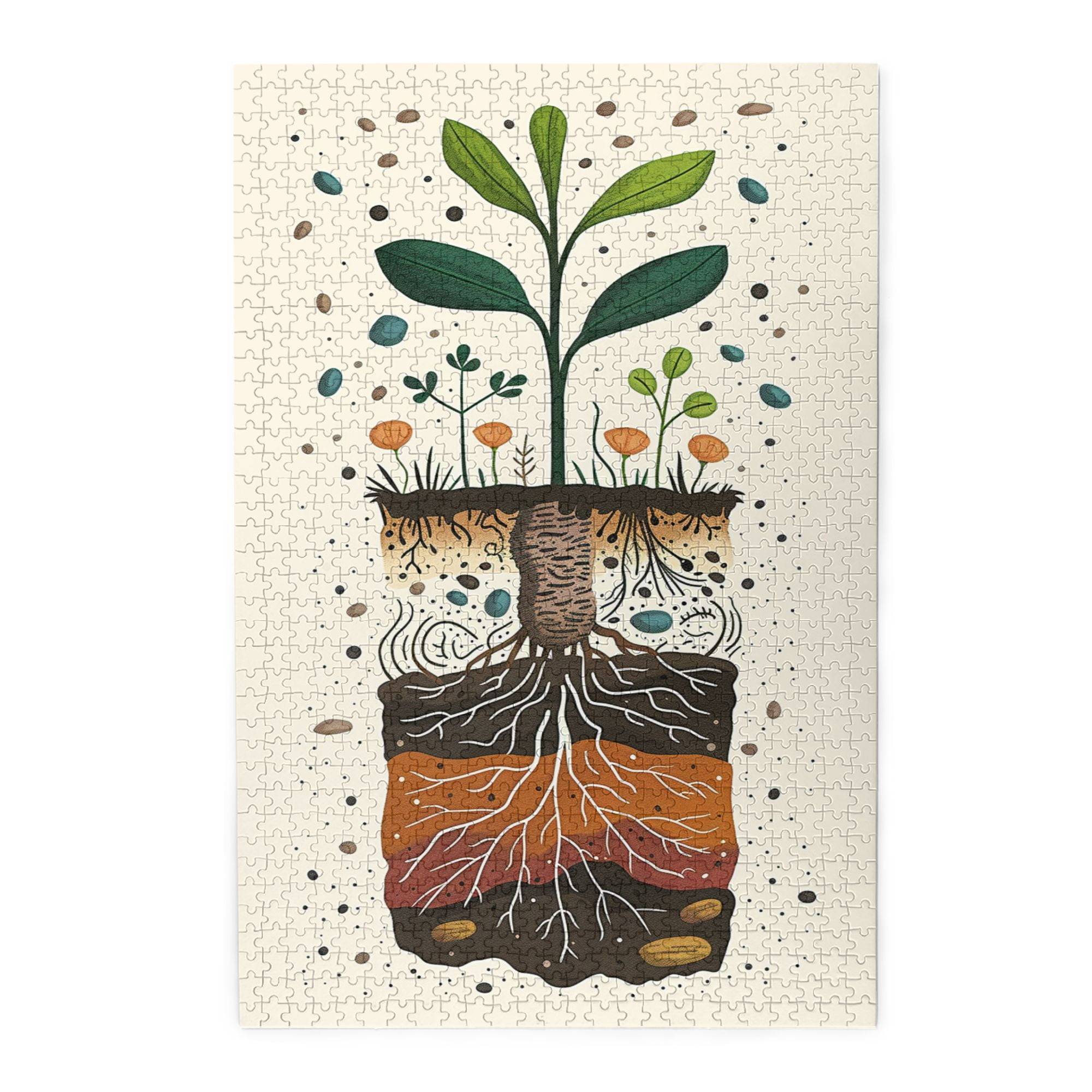 1000 pcs Plant Soil Illustration puzzles for adults 1000 pieces,Unique ...