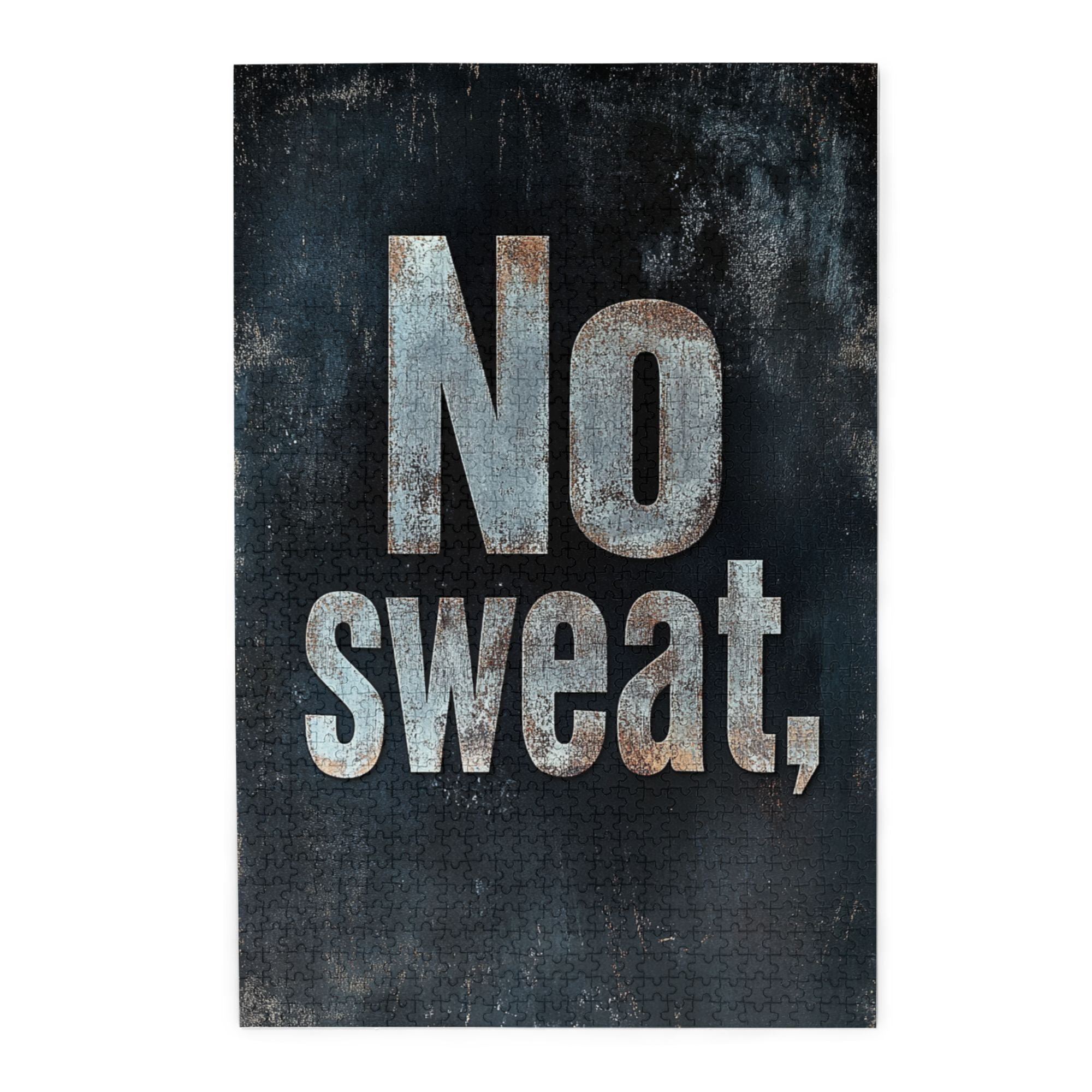 1000 pcs jigsaw puzzles 1000 pieces No Sweat Slogan,Funny Artwork for ...
