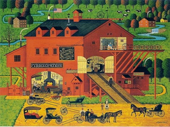 1000-piece puzzle for adults - Calebs Buggy Barn High Difficulty Jigsaw ...