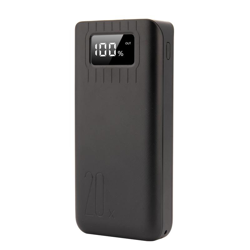 10000/20000/30000mAh Fast-Charging Power Bank with LED Light & Digital ...