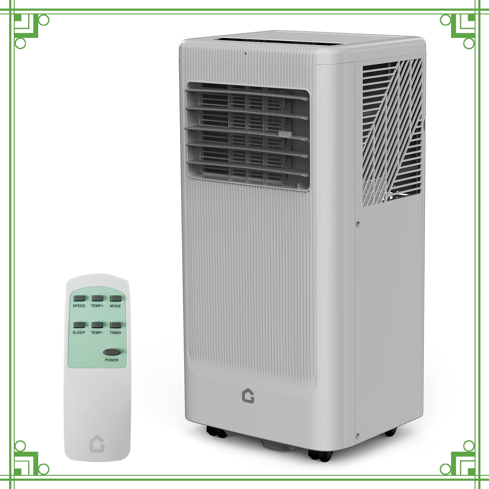 10000 BTU 3-in-1 Portable Air Conditioner with Dehumidifier & Fan ...
