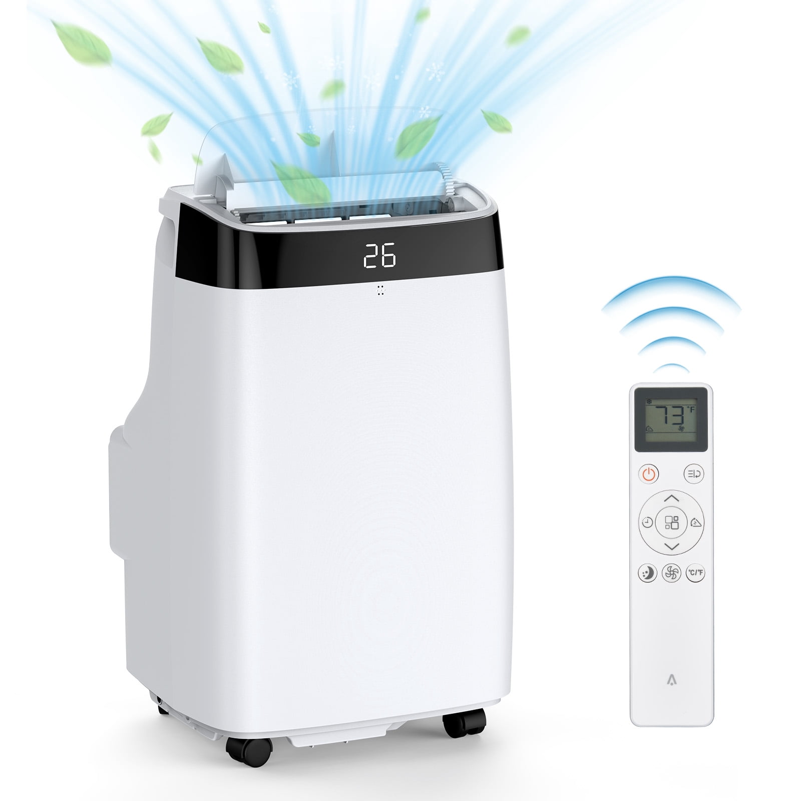 10000 BTU Portable AC Unit for Rooms up to 450 Sq Ft, 3-in-1 Air ...