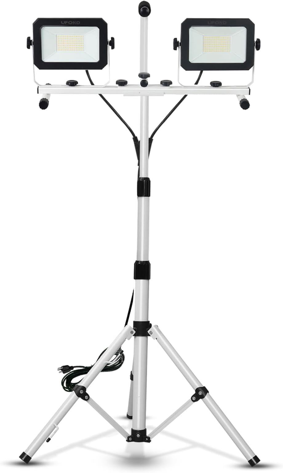 10000 Lumen Work Light with Stand,Detachable Dual Work Lights ...