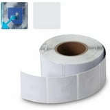10000 Paper Security Labels 1.5 X 1.5 Inch RF 8.2Mhz White Checkpoint ...