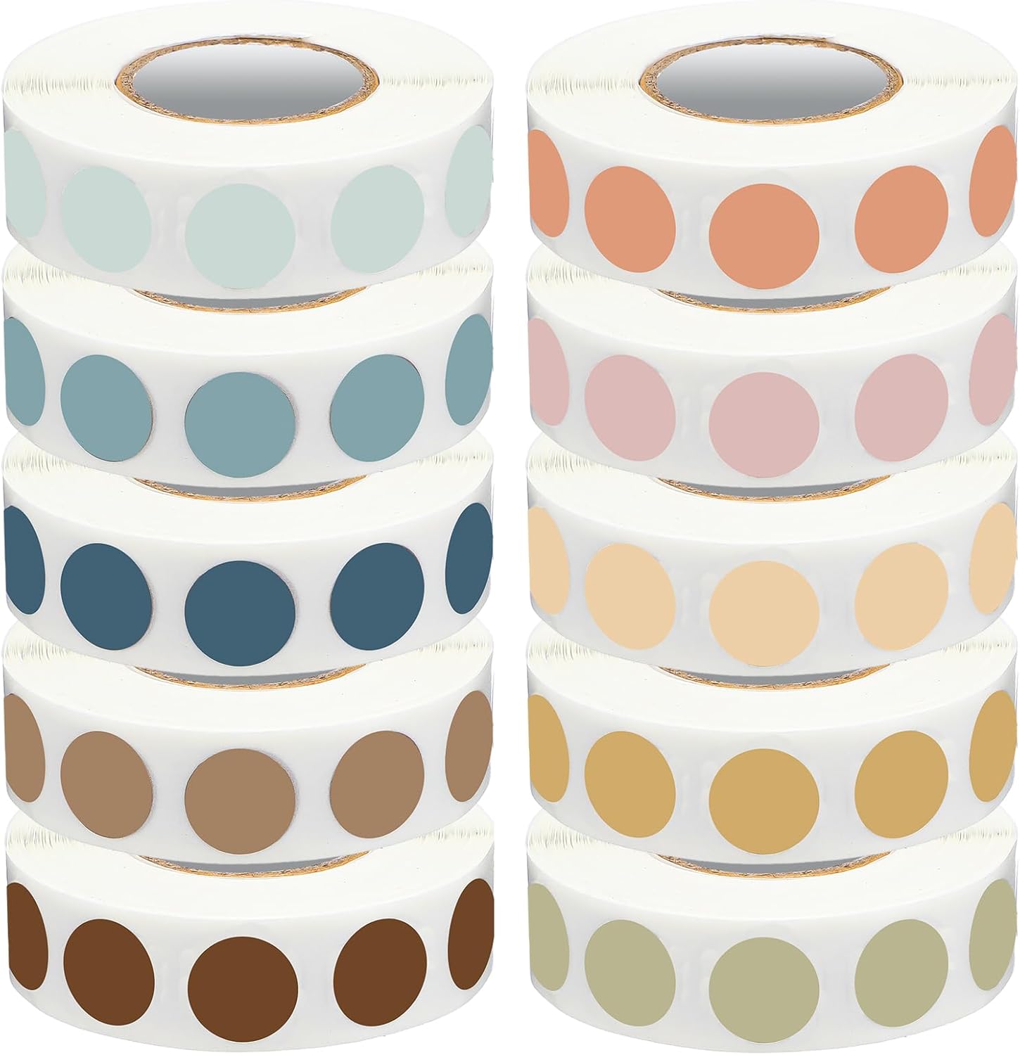 10000 Pcs Boho Colored Dot Stickers Rainbow Classroom Decor Back to ...