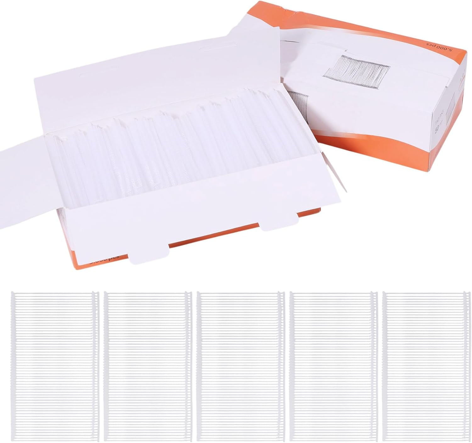 10000 Pcs Tagging Gun Fasteners for Clothing 2.17 inch Plastic Garment ...