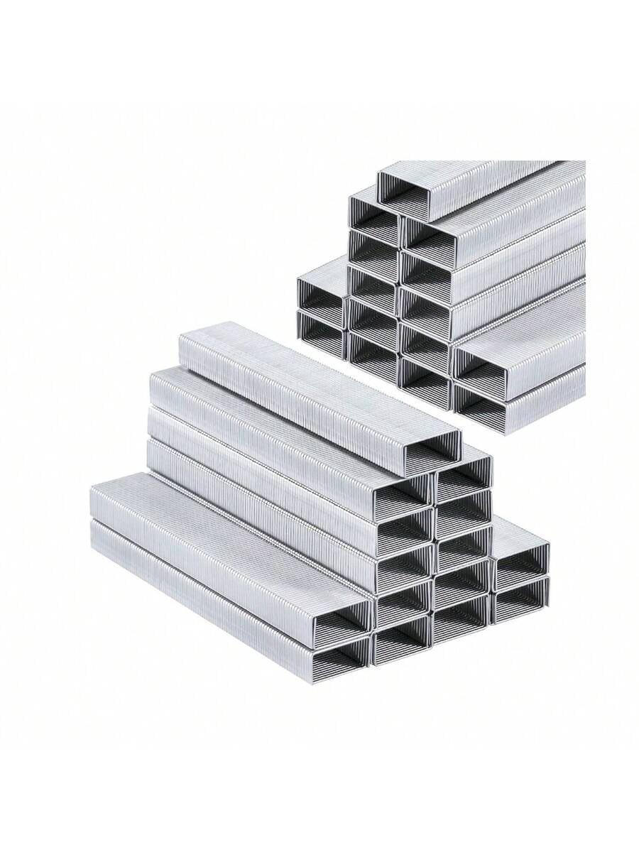 10000 Staples, 1/4 Inch Staples, 20 Sheet Capacity (26/6), Standard ...