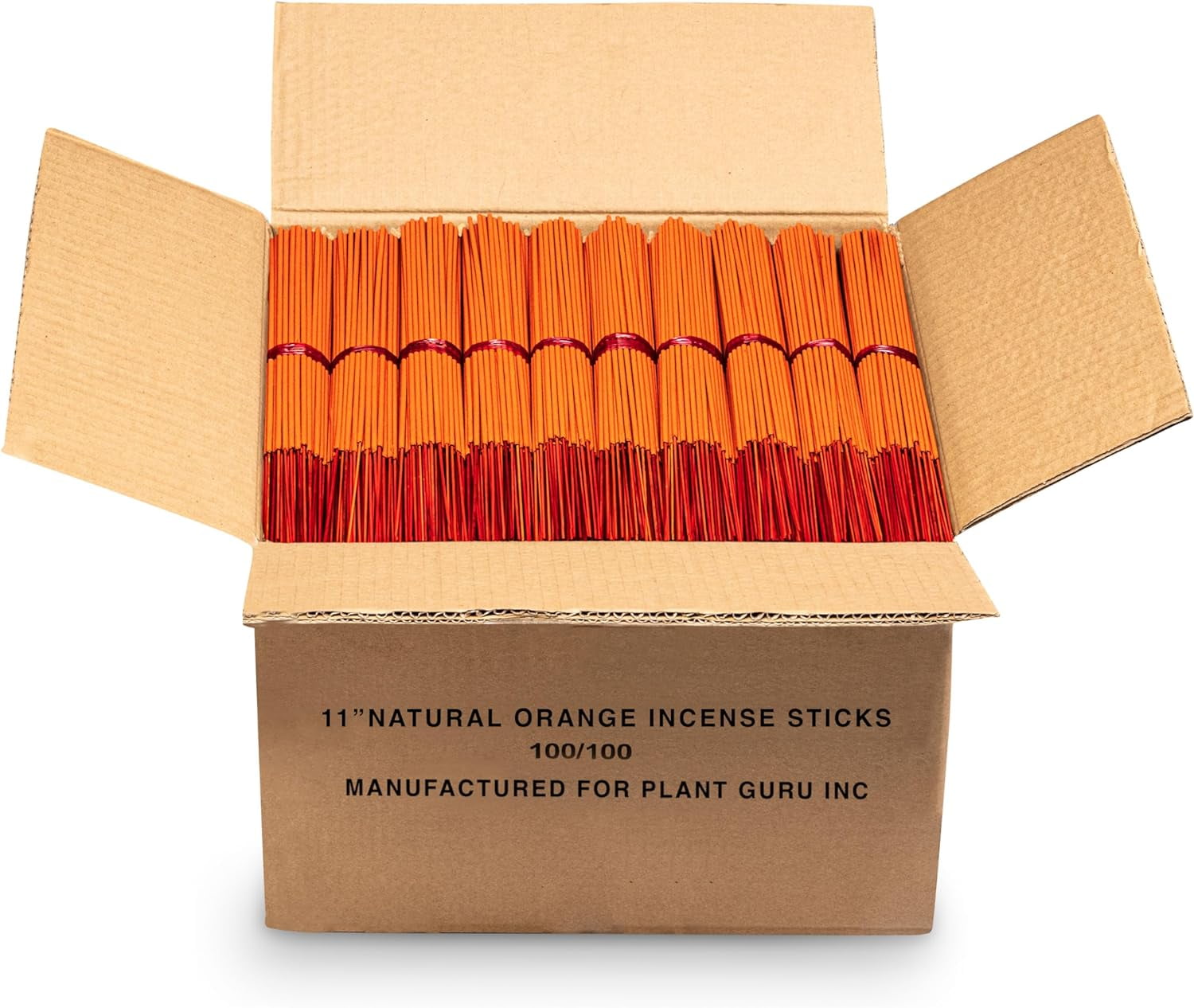 10000 Unscented (Orange) Incense Sticks 11" Bulk Wholesale - 100% ...