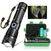 90000 Lumens Tactical Flashlight, USB Rechargeable, Waterproof, LED, 5 ...