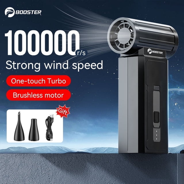 100000 RPM Turbo Blower Jet Fan Violent Mini Handheld Turbofan ...