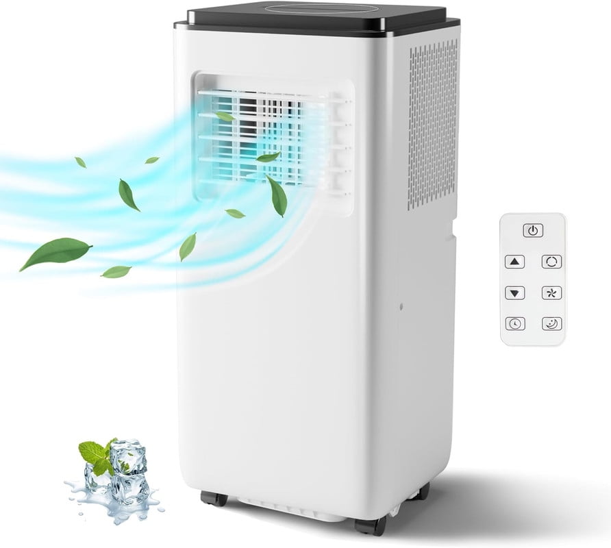 10000BTU Portable Air Conditioners Cool up to 450 Sq. Ft, 3 in 1 ...