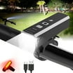 "Shopmall USB Rechargeable Bike Light, Ultra Bright 10000LM, IP65 ...