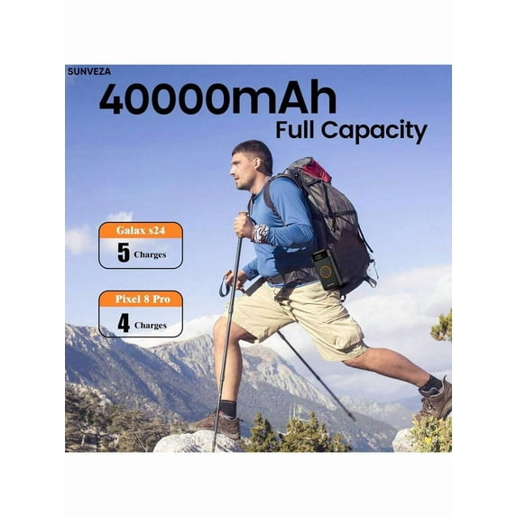 10000Mah/36800mAh/40000Mah-Solar-Charger-Power-Bank Portable Charger ...