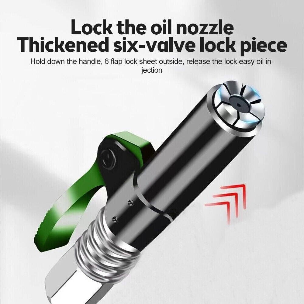 10000PSI High Pressure Grease Gun Coupler Quick Release Lock Oil ...