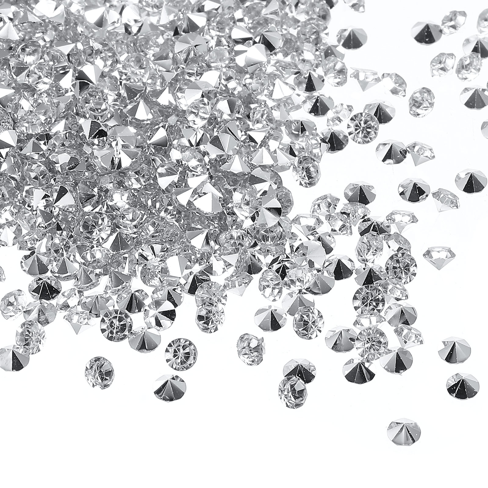 10000Pcs Clear Acrylic Diamonds Vase Fillers 3mm Wedding Table Scatter ...