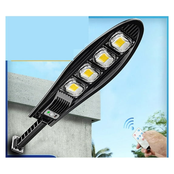 10000W 168 LED Solar Street Light IP65 Waterproof Remote Control PIR ...