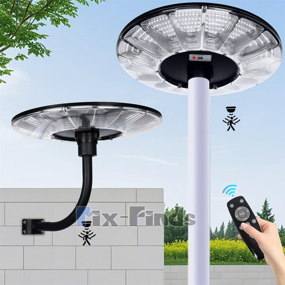 10000W 360° Commercial Solar Street Lights Large LED Outdoor Dusk Dawn ...