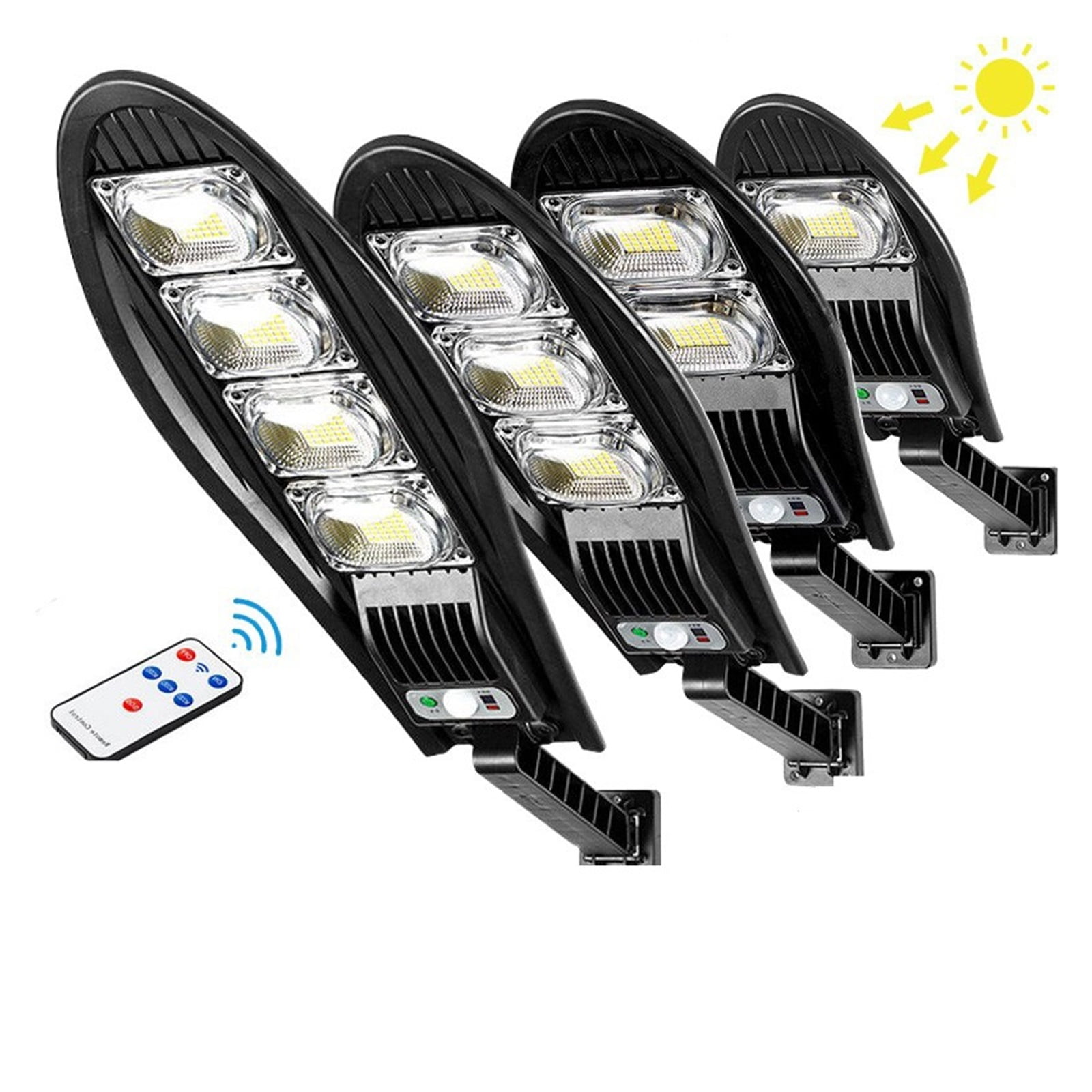 10000W Solar Led Lights Outdoor 168LED Street Light Powerful Yard Solar ...