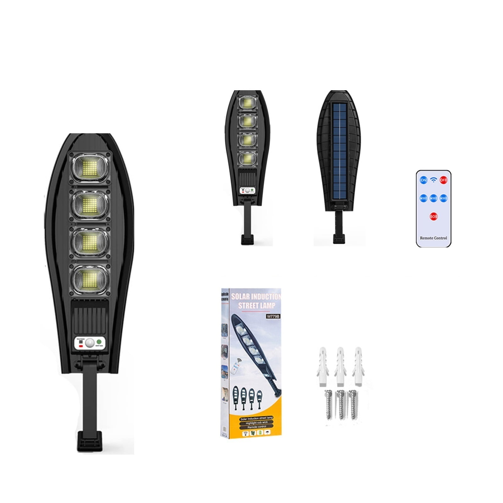 10000Watts Solar LED Light Outdoor 15000mAH Solar Refletor 504LED ...