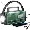 10000mAh/37000mWh Radio-Weather Radio Portable AM FM Auto Scan with ...