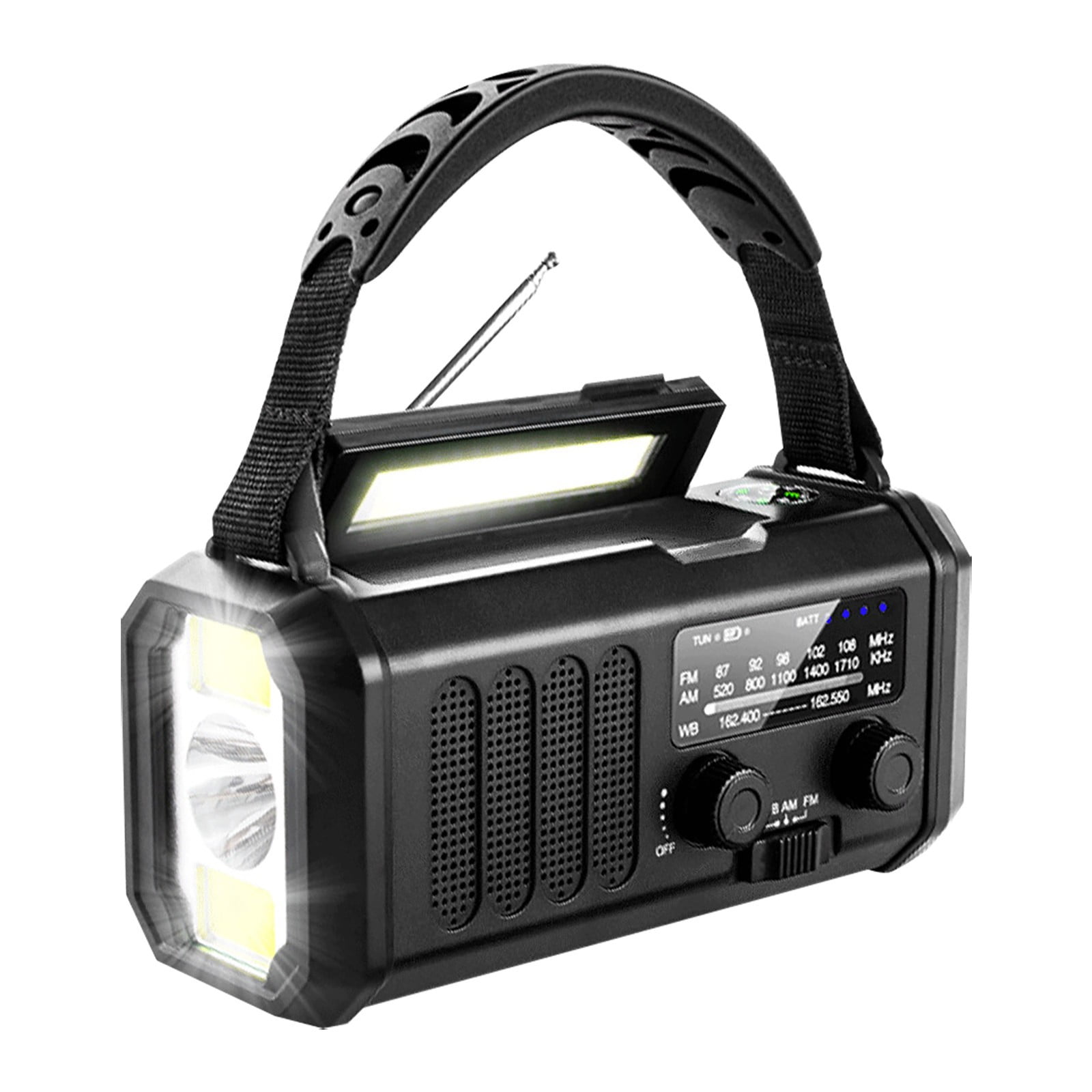 10000mAh Crank Radio, Emergency Radio, Solar Radio, NOAA/AM/FM Weather ...