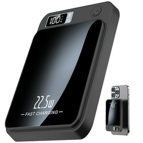 Blackweb Power Bank 10000mAh Portable Battery with LED Readout, Black ...