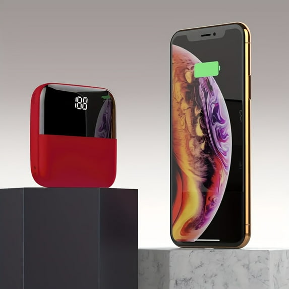 10000mAh Portable Pocket Power Bank, Mini Size And Large Capacity, Fast ...