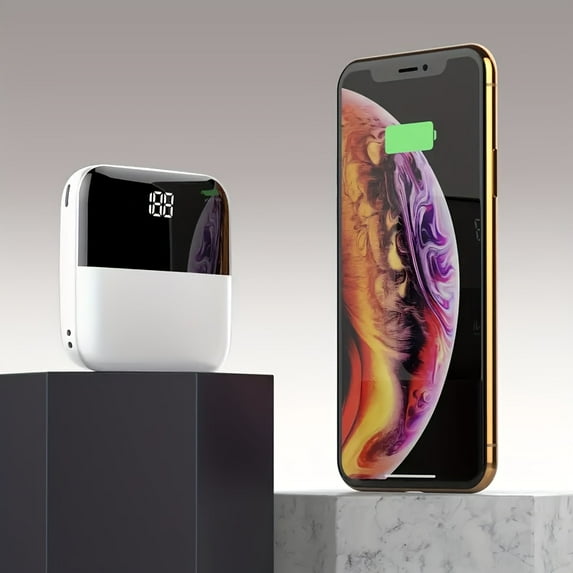 10000mAh Portable Pocket Power Bank, Mini Size And Large Capacity, Fast ...