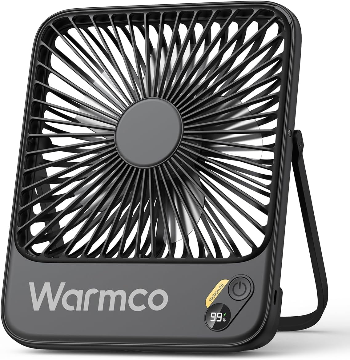 10000mAh Portable Travel Fan 7-inch, Max 24H Runtime, Ultra-thin Quiet ...
