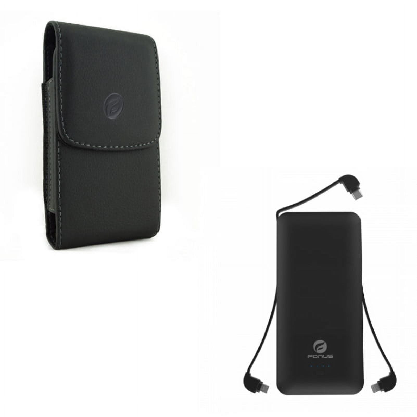 10000mAh Power Bank & Case Belt Clip for iPhone 13 Pro Max 12 Pro Max ...
