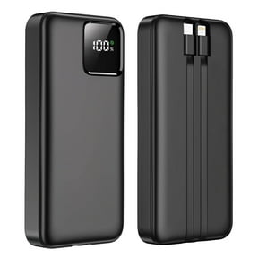 Onn+ 2-in-1 Multi-Port Portable Power Pack, 5000mAh, Dual USB-C and USB ...