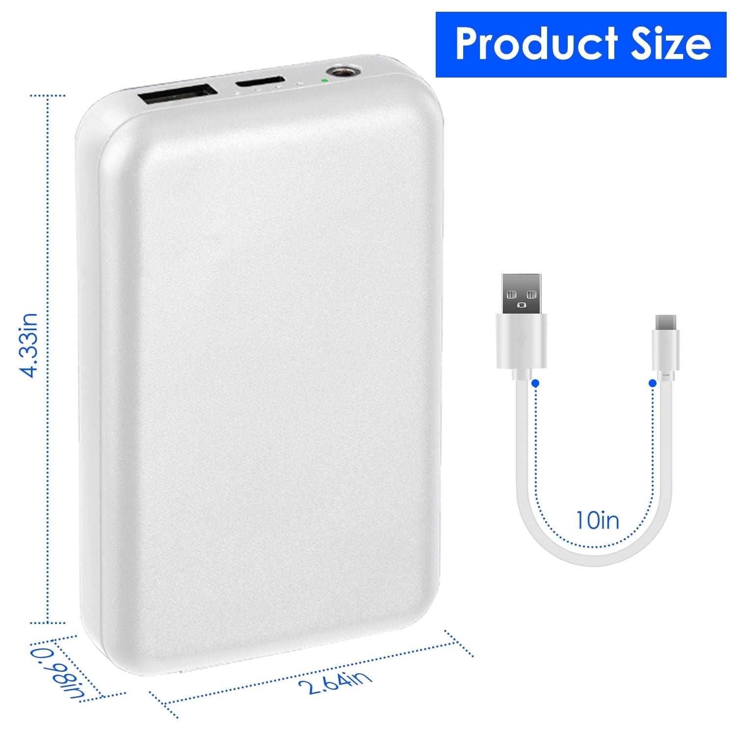 10000mAh Power Bank TeqHome Portable Charger Battery Pack for Heated ...