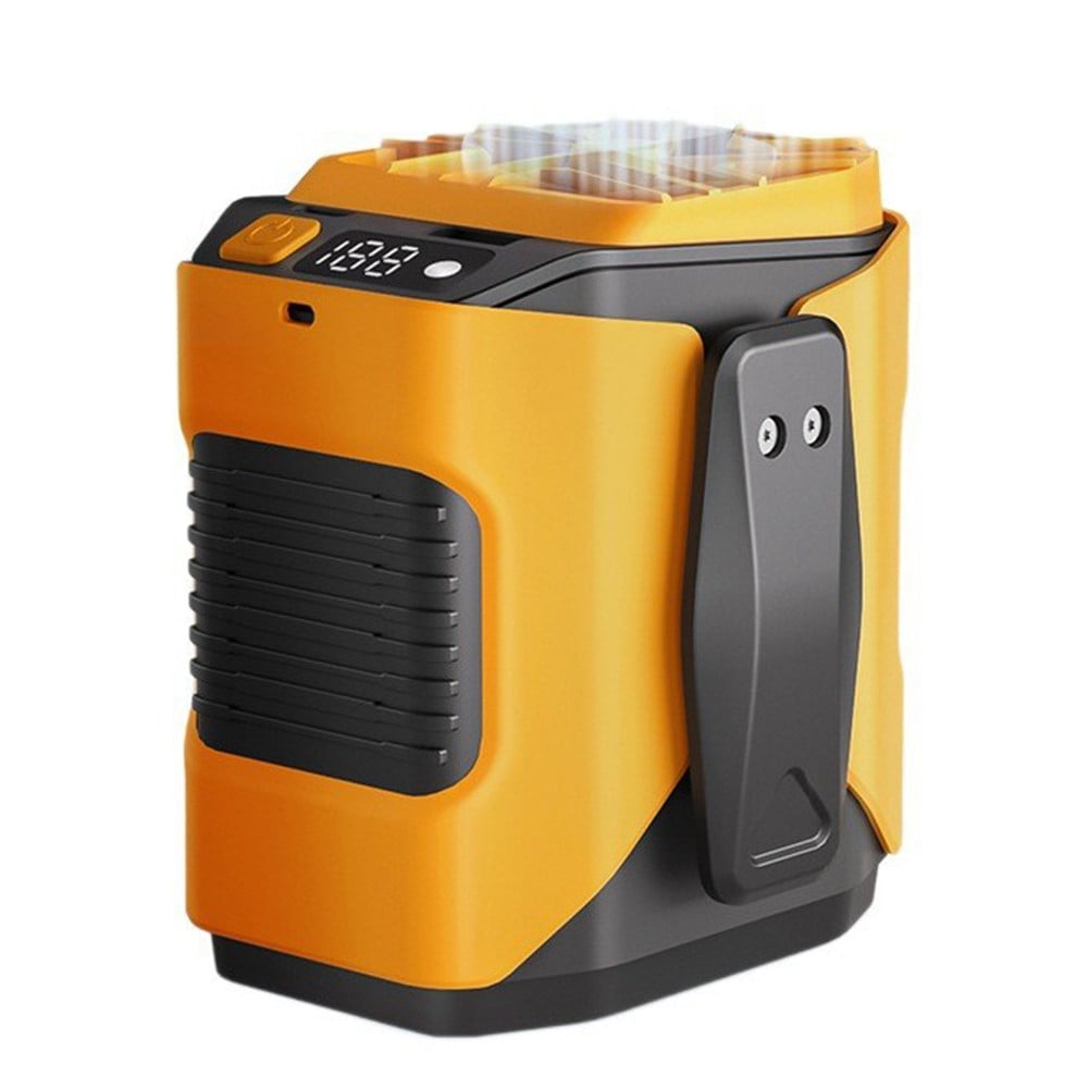 10000mAh Rechargeable Waist Clip Fan, 15500RPM High,Power Cooling, 3 ...
