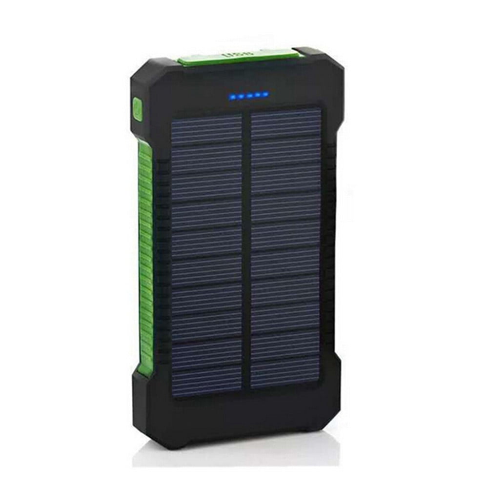 10000mAh Solar Power Bank DIY Kit, USB Portable Charger with 9 LED ...
