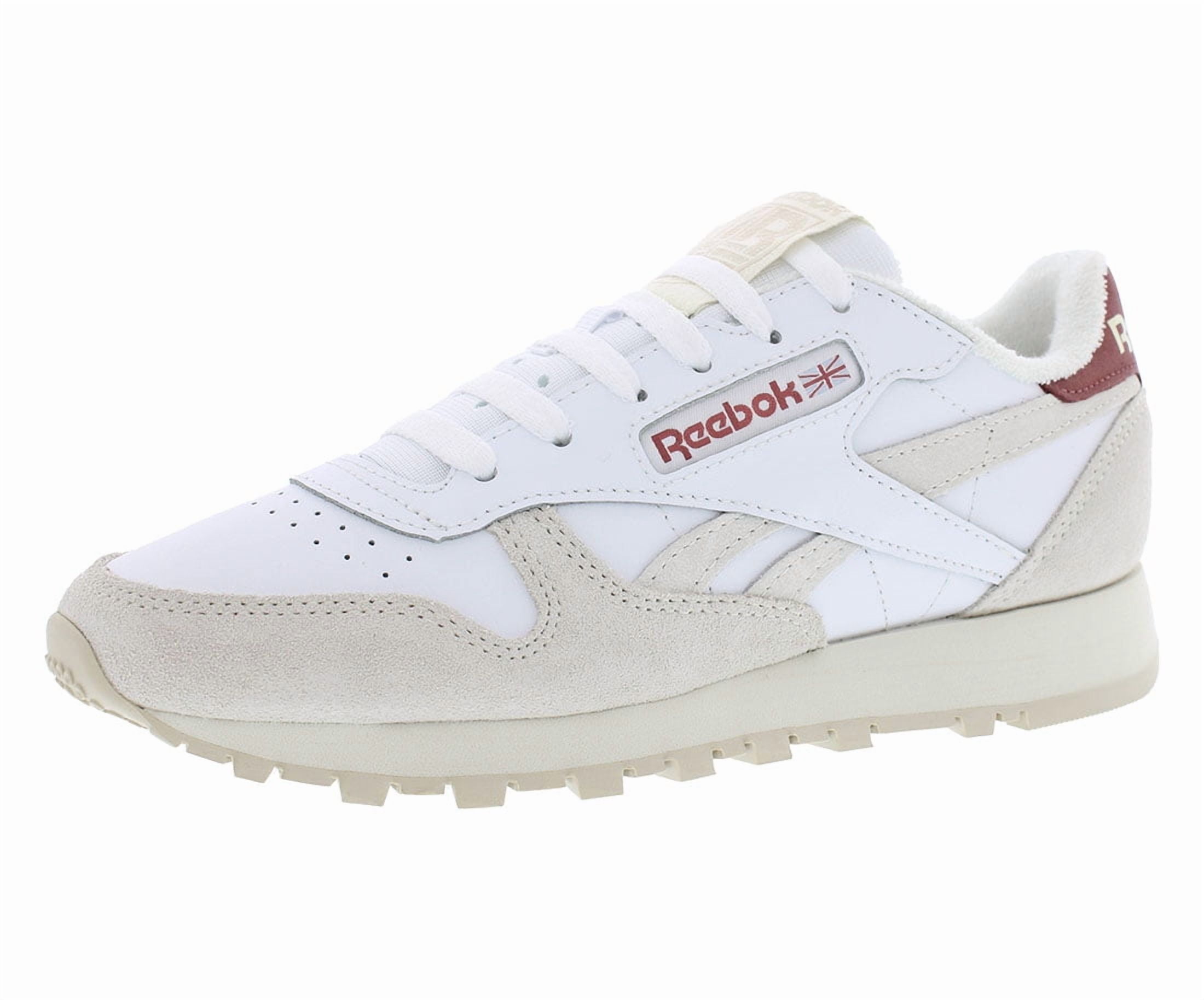 Reebok Classic Leather Womens Shoes Size 7, Color: White/Chalk/Sedona ...