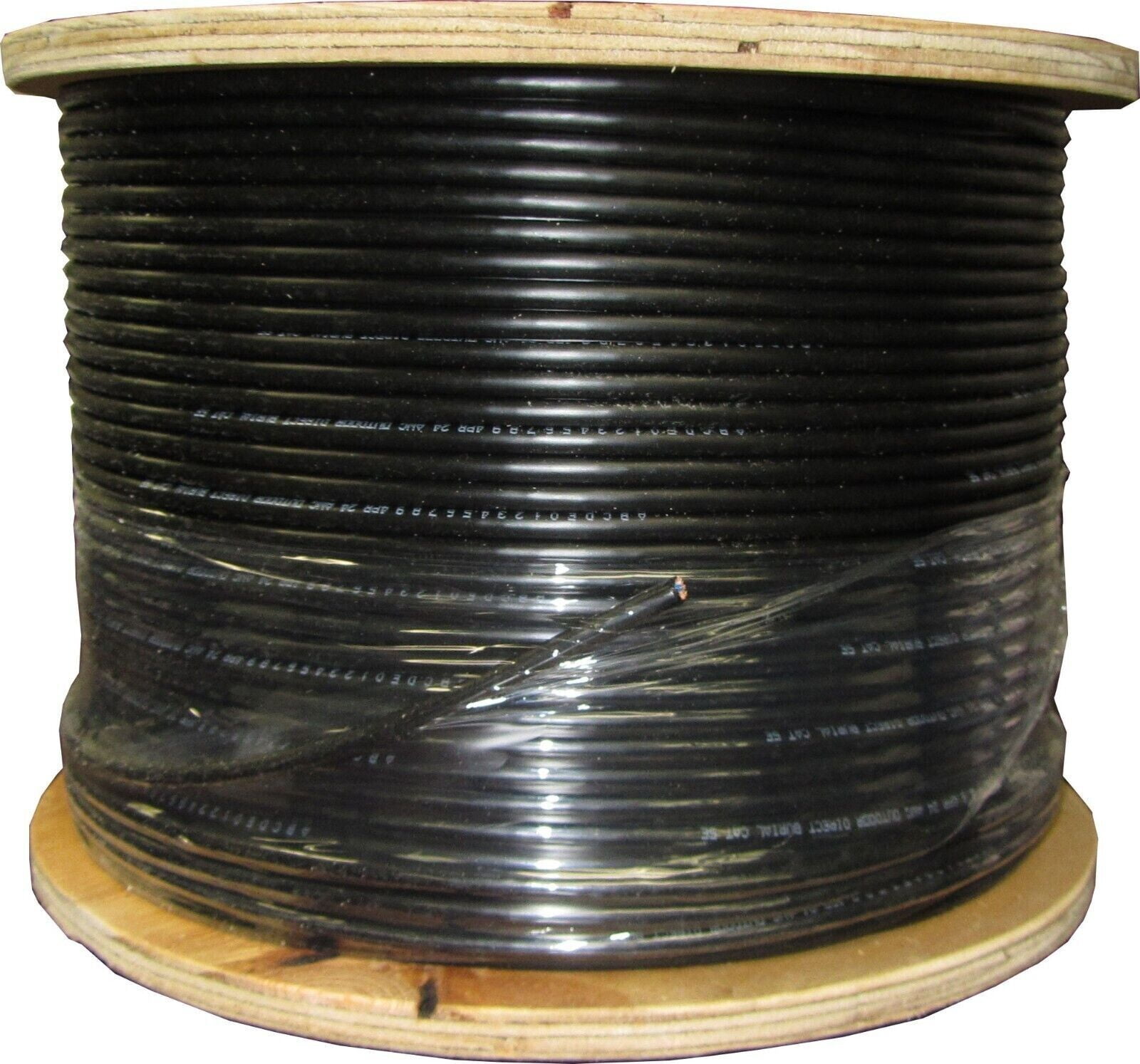 1000FT CAT-5E UNDERGROUND WATERPROOF OUTDOOR CABLE WIRE RJ45 ETHERNET ...