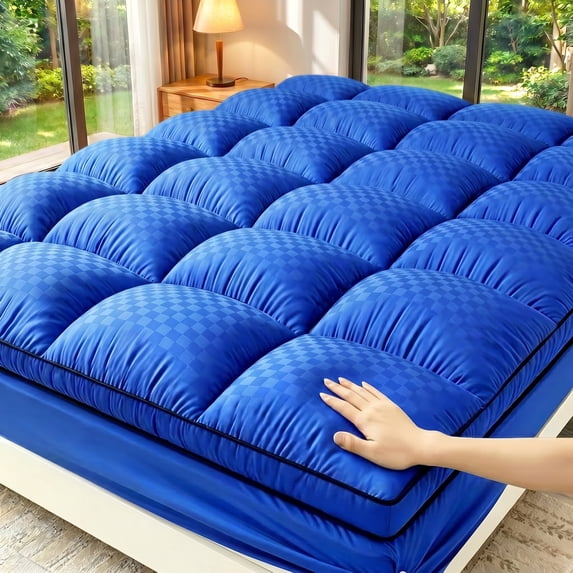 1000GSM Cooling Quilted Mattress Pad, 8-21 Inch Deep Pocket Stretch ...