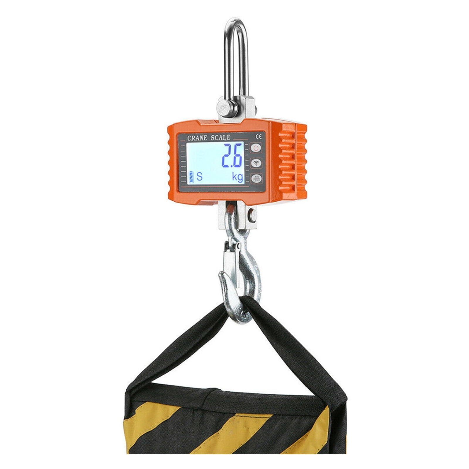 1000KG/2000LBS Crane Scale Portable LCD Digital Industrial Balance ...