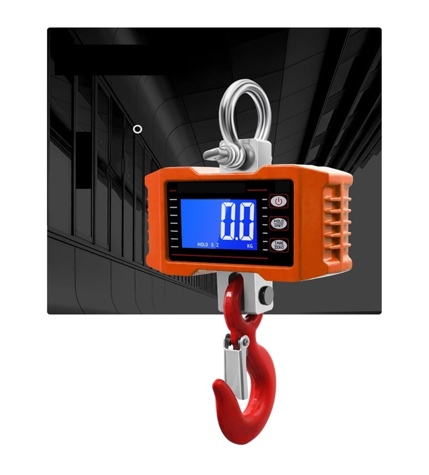 1000Kg/500Kg Digital Crane Scale Hanging Scale Portable Heavy Duty ...