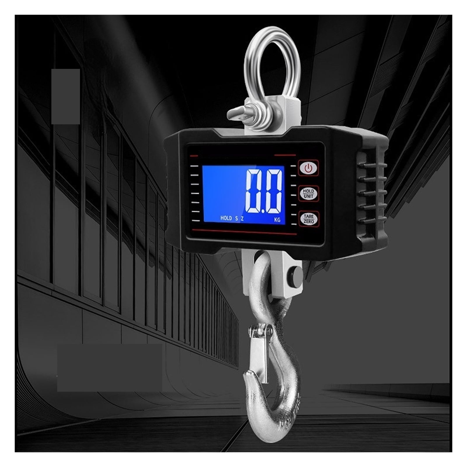 1000Kg/500Kg Digital Crane Scale Hanging Scale Portable Heavy Duty ...