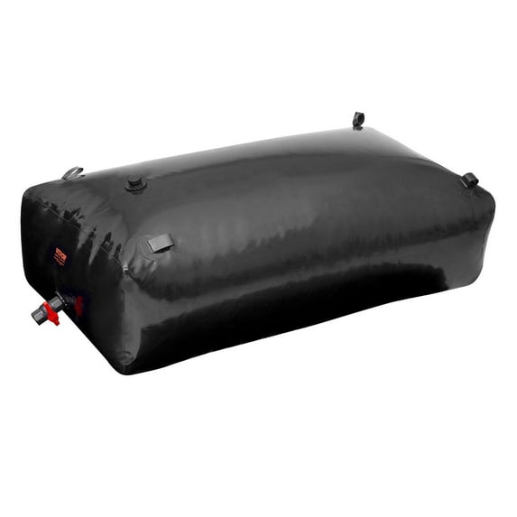1000L 264 Gallon Collapsible Water Storage Bladder RV Tank 1000D PVC ...