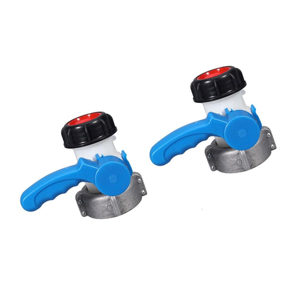 1000L IBC Tanks Discharge Valves Fast Flows Control Aluminum & Plastic ...