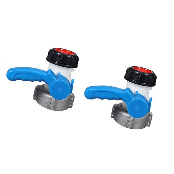 1000L IBC Tanks Discharge Valves Fast Flows Control Aluminum & Plastic ...