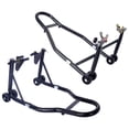 1000LB Motorcycle Stand for Sport Bike Front and Rear Wheel Lift ...